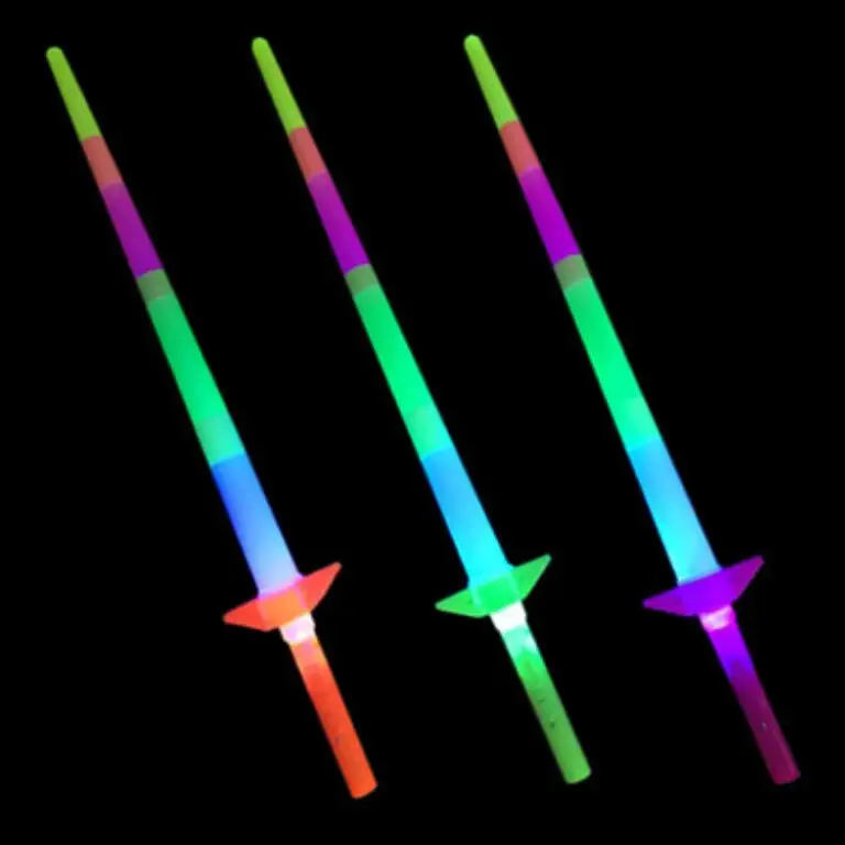 plastic sword toy with colorful light