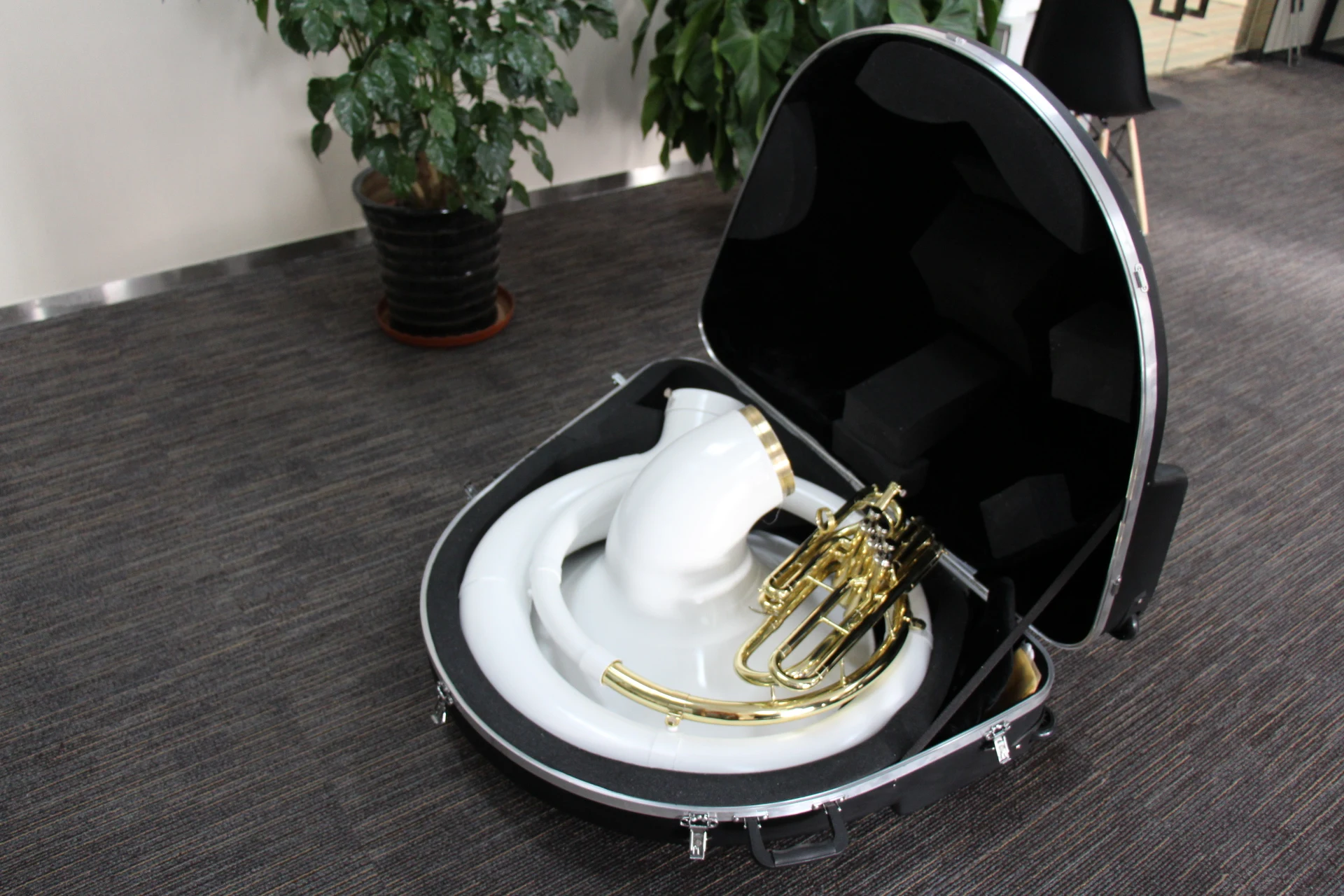 Wholesale Professional White and Gold Sousaphone Valves