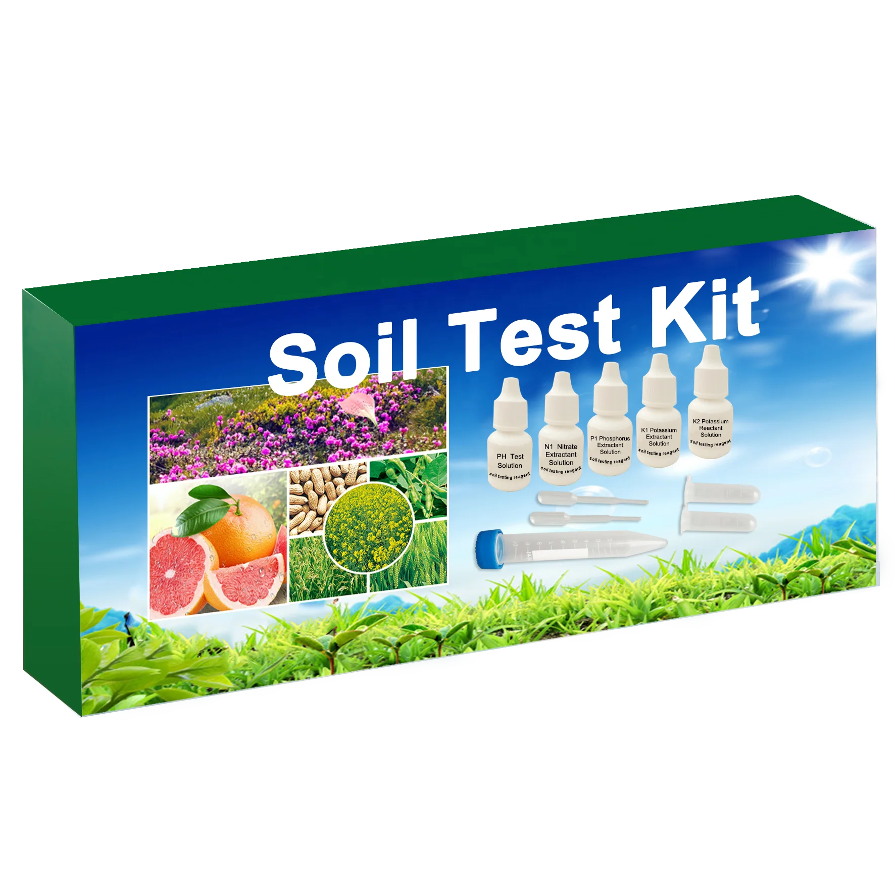 Soil Testing Kit Test The Soil In Your Garden And Vegetable Farm Soil ...