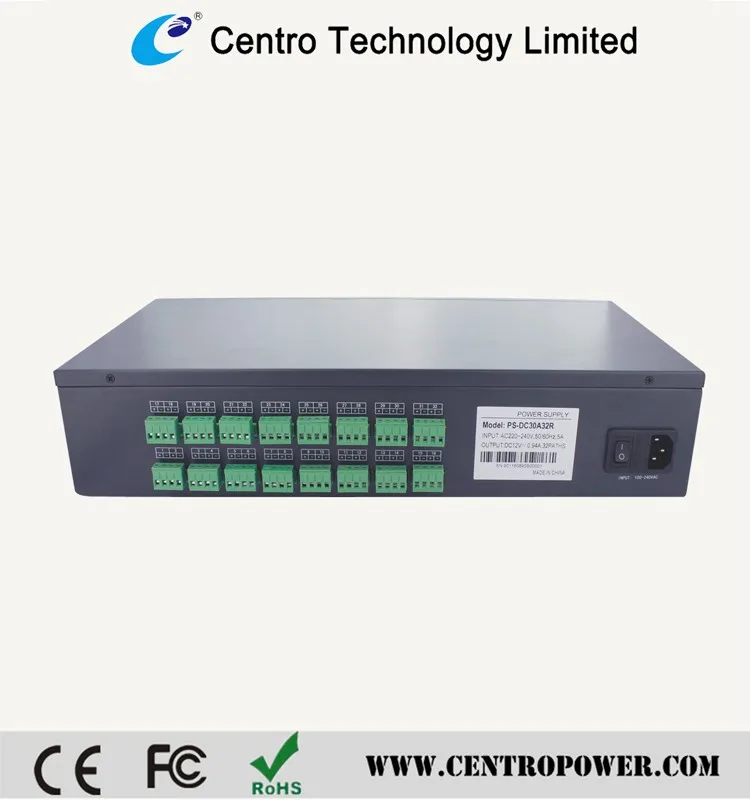 12v 30a 32ch Cctv Rack Mount Power Supply 360w 2u Power Box - Buy Rack ...