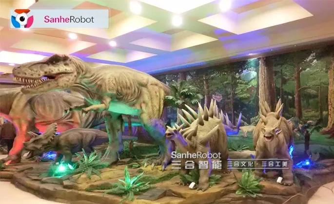 Customized Realistic Animatronics Baby Dinosaur Hand Puppet