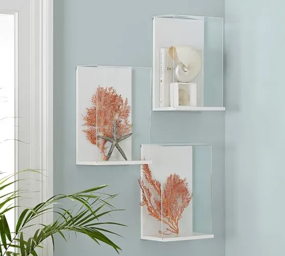 Clear Acrylic Wall Mounted Display Box - Stylish & Eco-friendly