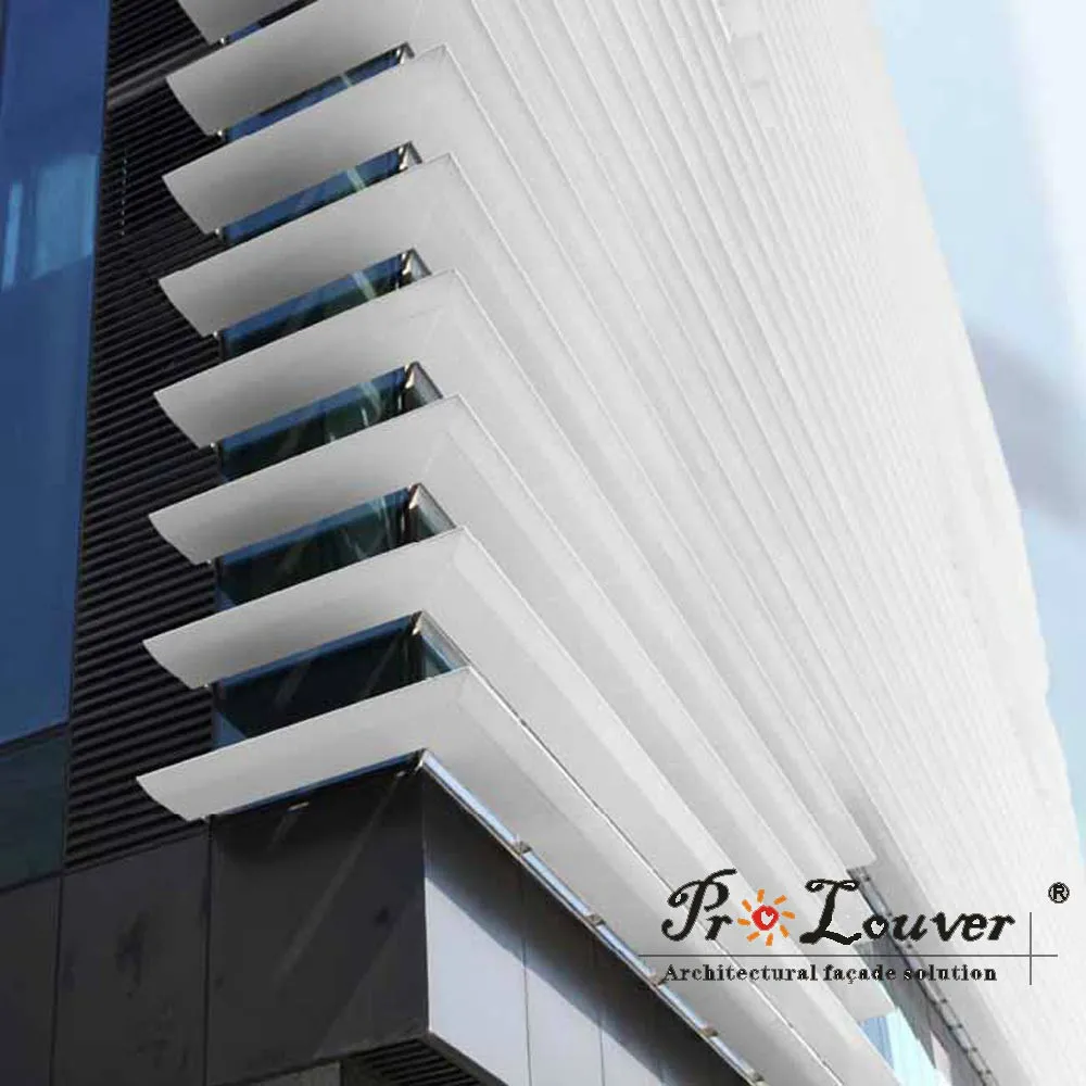 Curved Sun Louver Wall Panel - Durable & Stylish Solutions