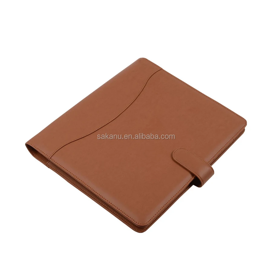 Custom 3 Hole Ring Binder Loose Leaf File Folder A4 Leather| Alibaba.com