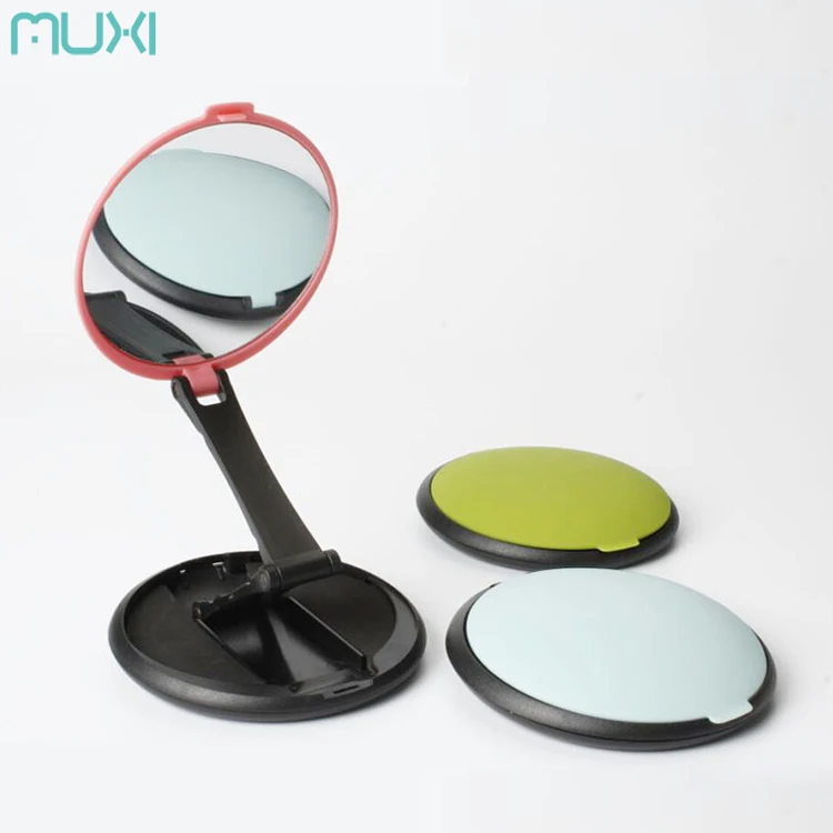 Small Modern Stylish Expandable Ladies Mirror Foldable Round Cosmetic ...