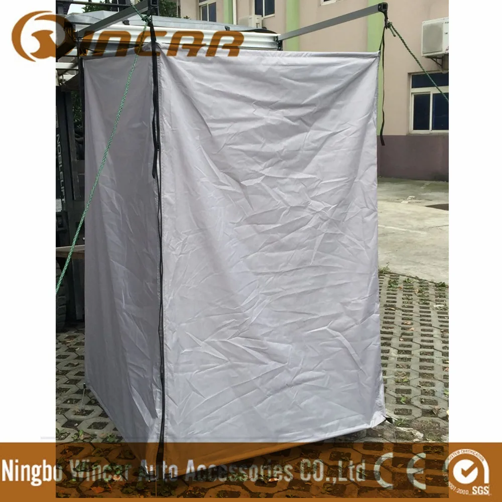 Vehicle Mounted Roof Top Portable Shower Tent for Outdoor