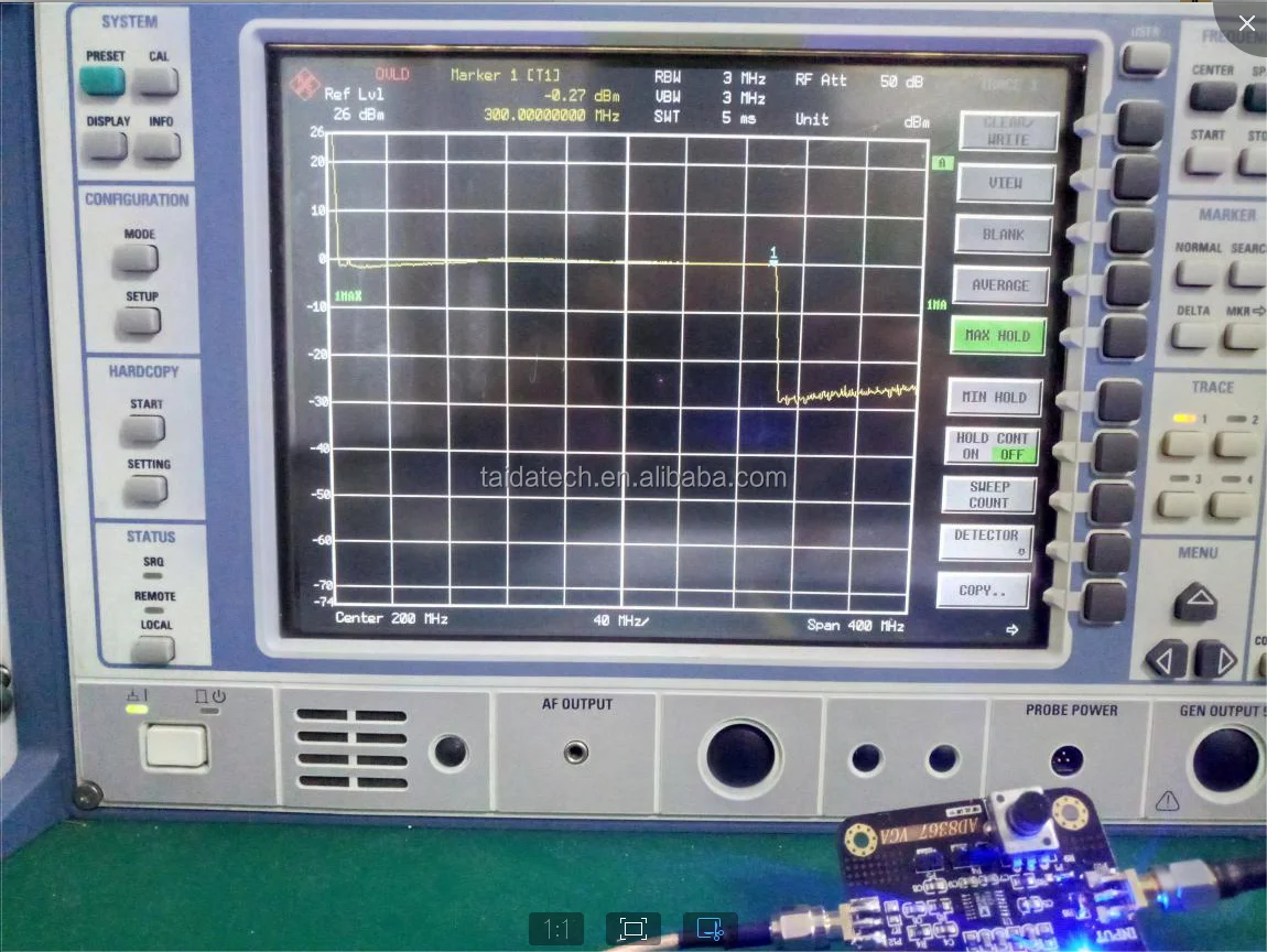 Taidacent AD8367 - 500mhz Variable Gain AGC Amplifiers