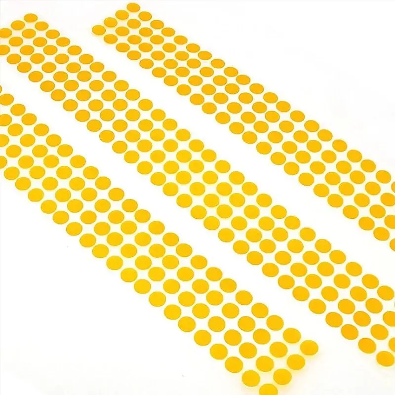 Die Cutting Polyimide Dots Masking Discs With Silicone Adhesive High ...