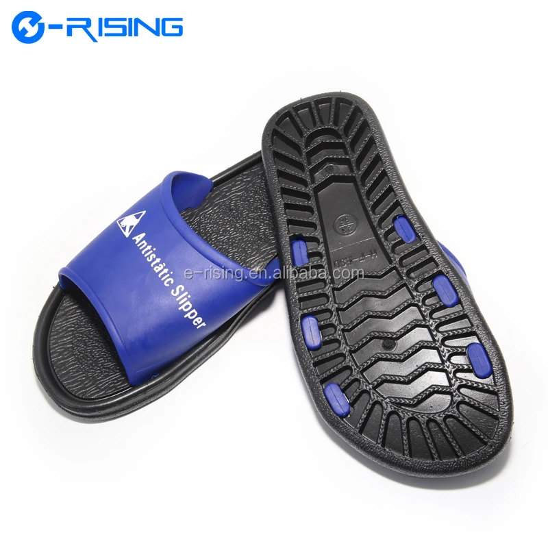 Anti-static Slippers Blue Pvc Sole Work Antistatic Shoes For Food ...