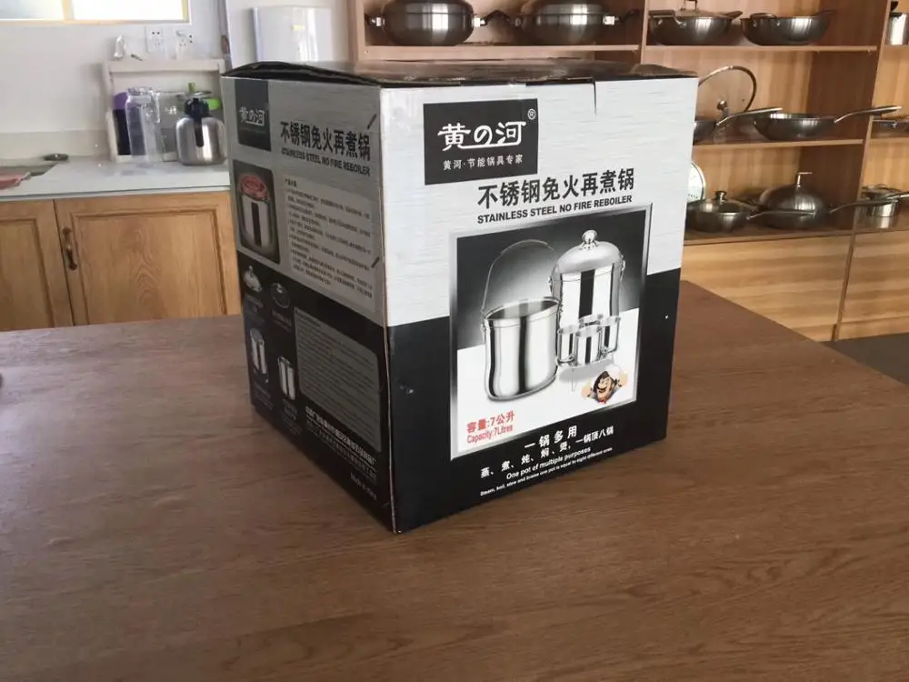 Large Cooking Pots Magic Thermal Cooker Stainless Steel Thermos Thermal ...