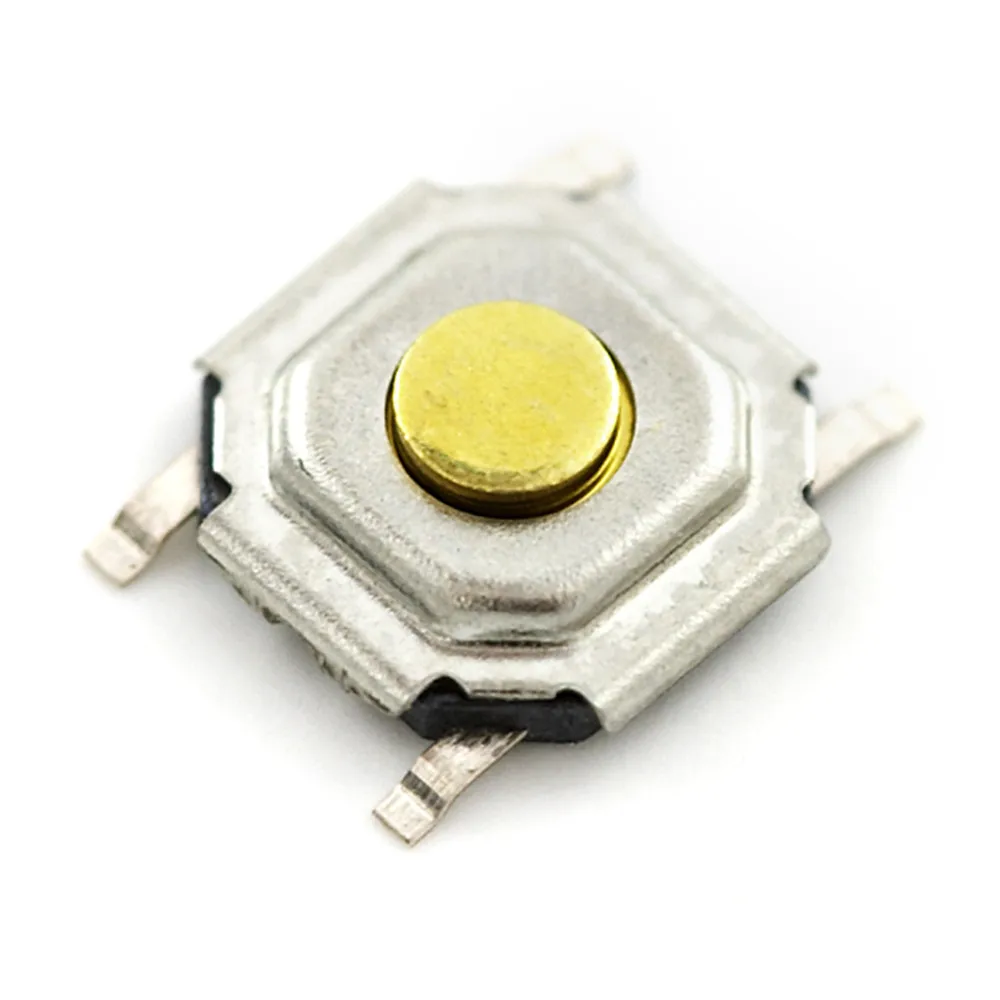 Low Profile Micro Metal Smt 4x4mm Tact Switch Smd 250gf - Buy Smt Tact ...