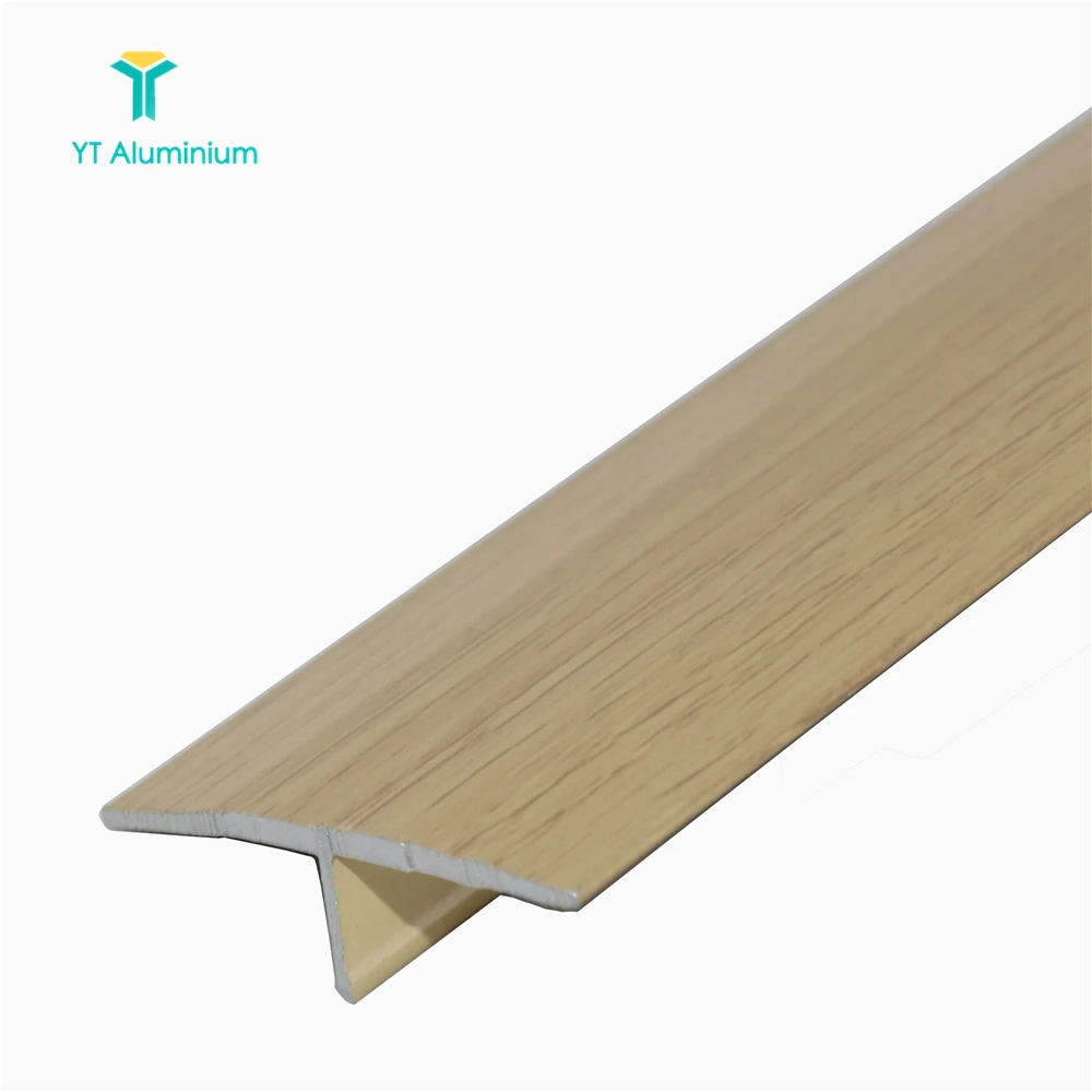 T Shaped Edge Trim Floor Dividing and Cover Strip Aluminum Edge Trim ...