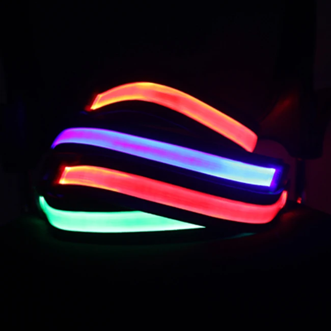 2024 Rechargeable Led Reflective Belt Safety And Novelty Belt For ...