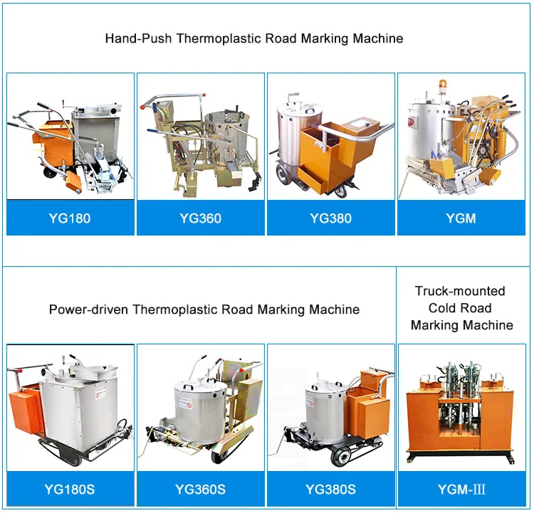 Portable Hand Push Thermoplastic White Paint Street Pedestrian Road ...