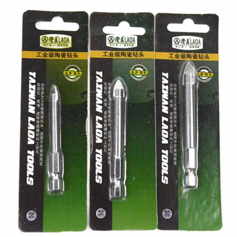 Industrial Ceramic Tile Drill Bits For Glass Ceramic Tile Granite 3 Pcs ...