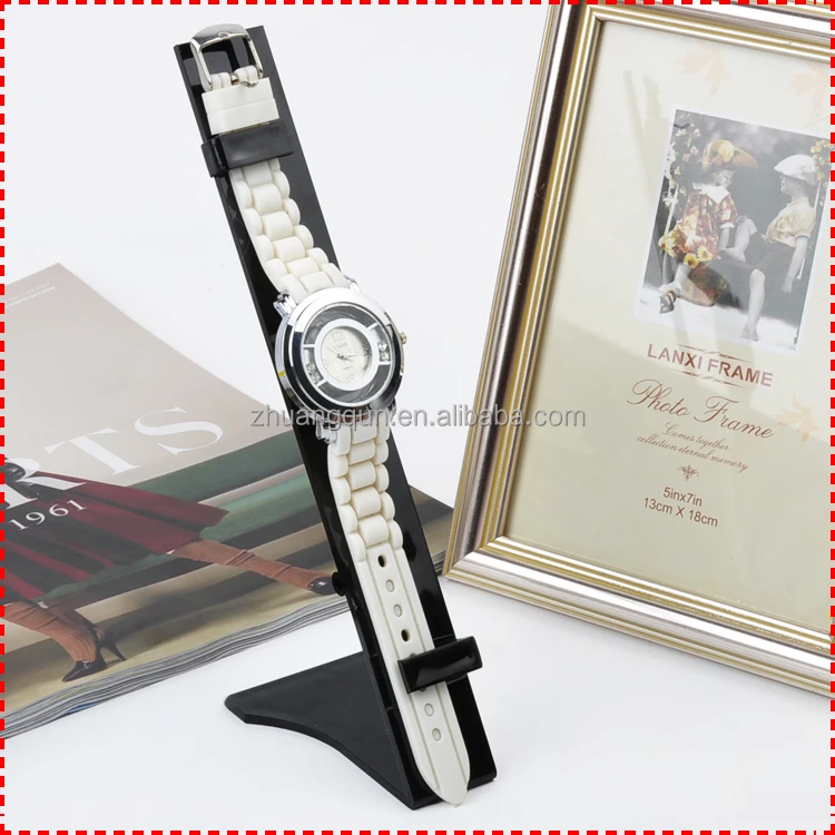 Two Colors Vertical Large Men Unfold Strap Belt Wrist Watch Display ...