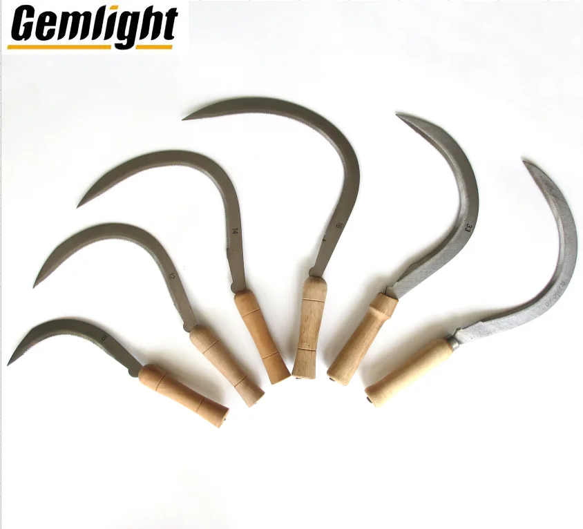 Agricultural Sickle S202-14inch With Wooden Handle - Buy Sickle ...
