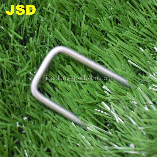 U Shaped Steel Nails Q235 Ground Stakes/landscape Staples - Buy Coating ...