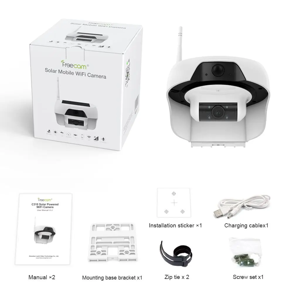 Doby Solar Panel Wifi Outdoor Camera With Night Vision - Buy Wifi ...