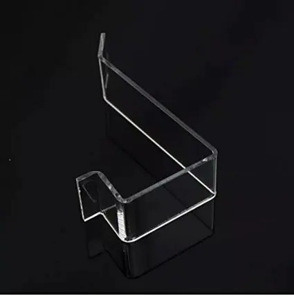 Clear Acrylic Display Slanted Footwear Stand Single Acrylic Shoe Riser ...