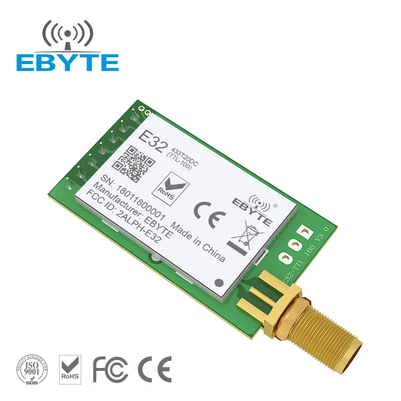 E32-433T20DC1B Sx1278 Long Range Module Transmitter Tracker Lora ...