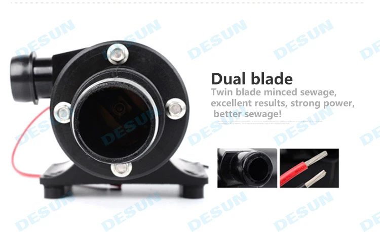 Desun 12-24v 3m 45l/min Mini Submersible Electricwater Treatment ...
