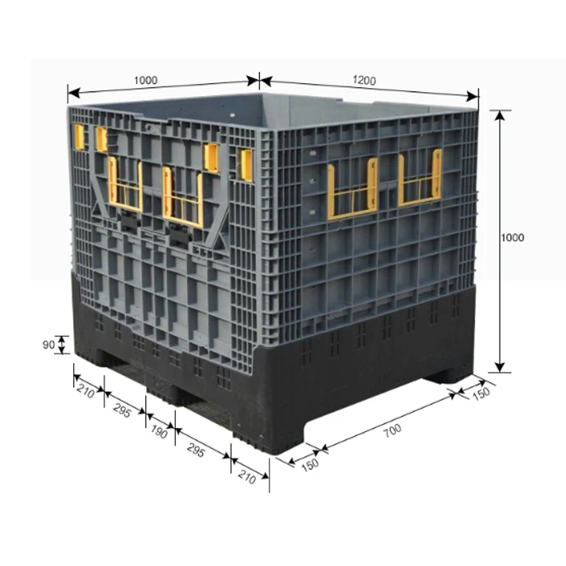 Plastic Collapsible Bulk Container,Plastic Bulk Container/box - Buy ...