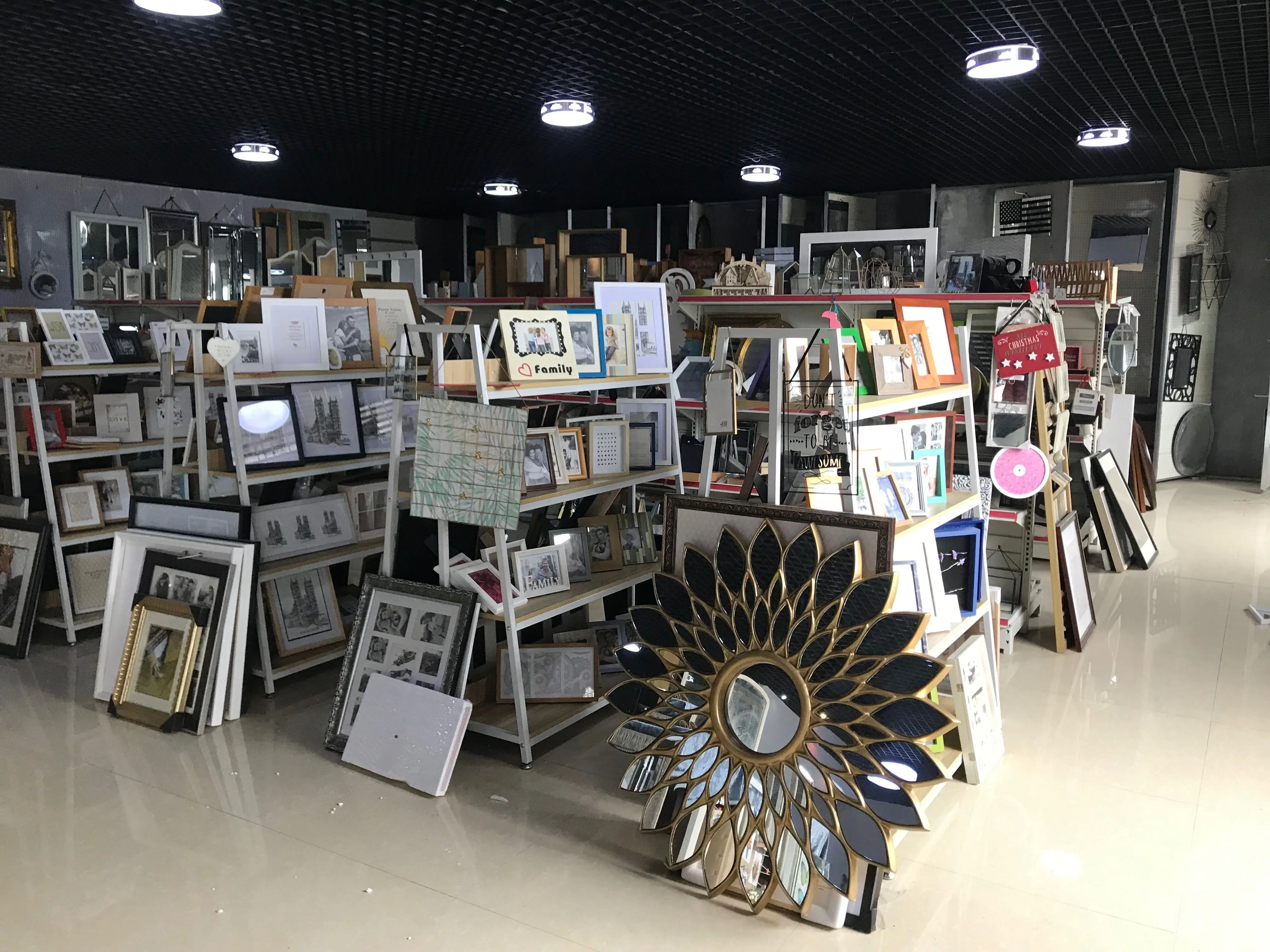 Ins Floor Full-Length Mirror Wave Bedroom Home Decor