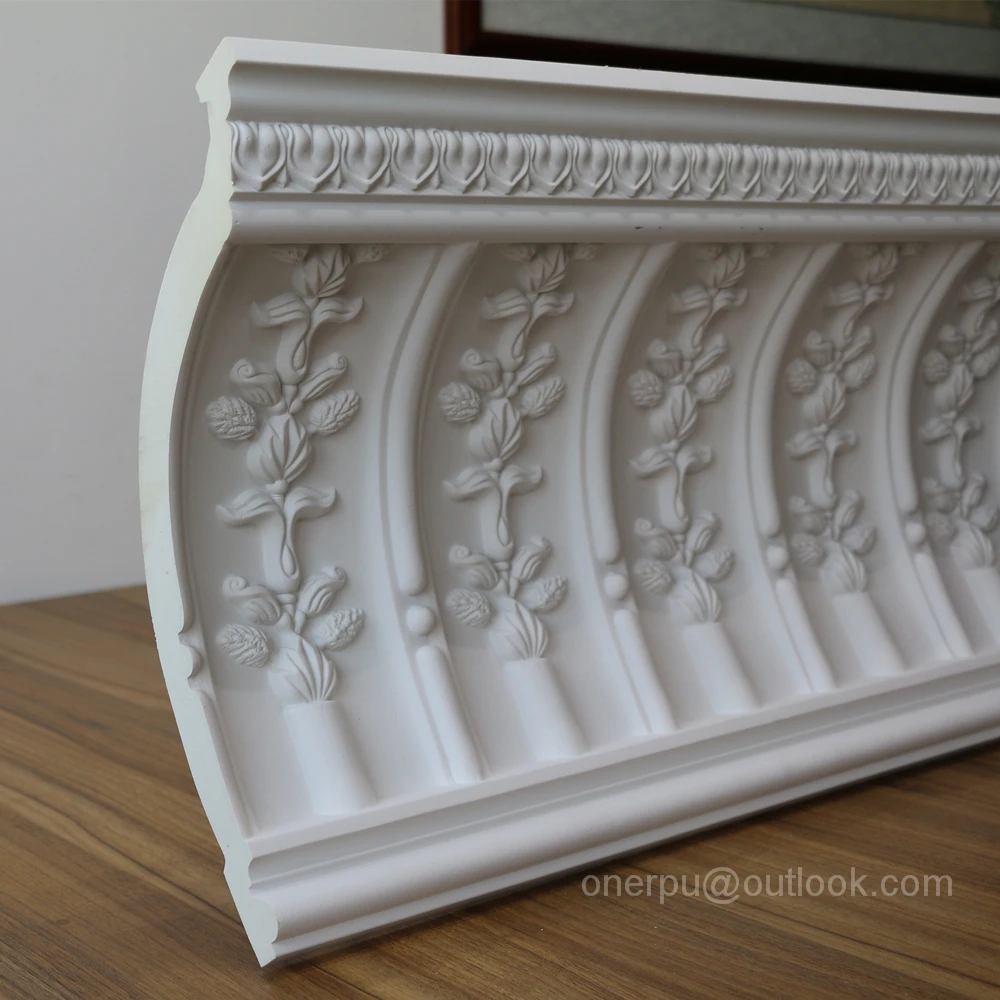 Hn-8070 Decorative Foam Ceiling Cornice Pu Cove Moulding For Home Decor ...