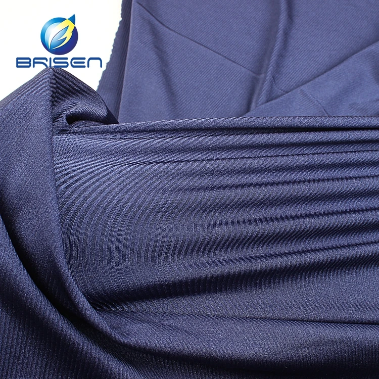 Blue Color 20% Spandex 80% Polyamide Elastane Nylon Knit Swimwear ...