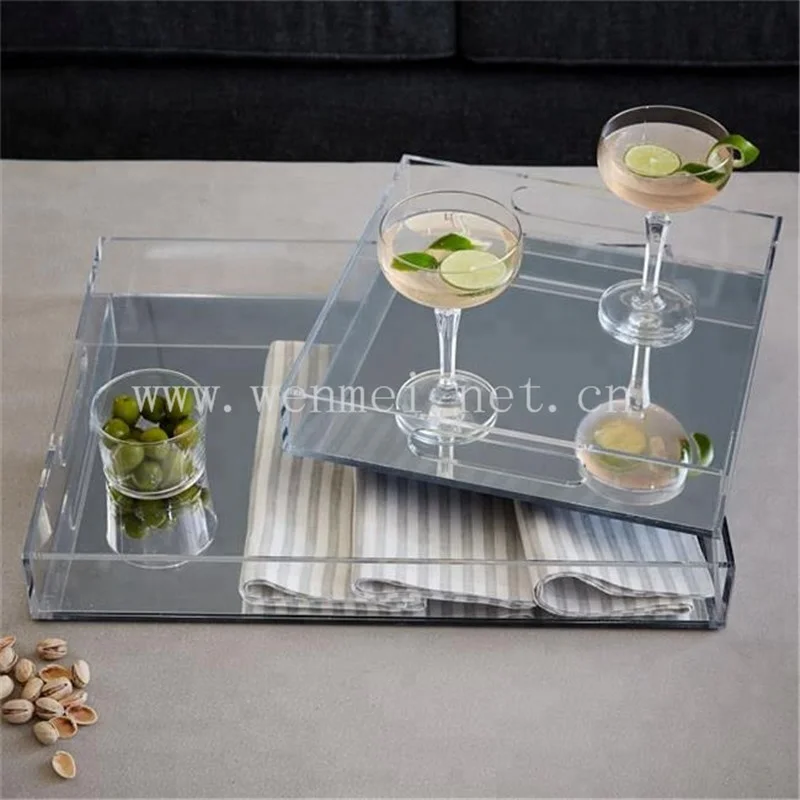 Customized square Acrylic Tray clear Acrylic Tray for Serving| Alibaba.com