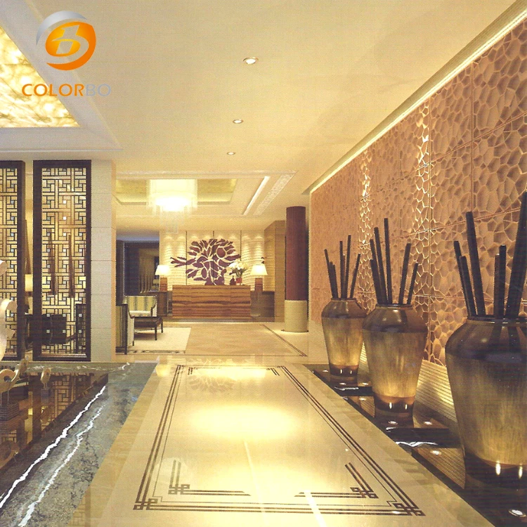 Custom Luxury Corridor Acoustic Polyester Fiber Panels Decorative Hotel ...