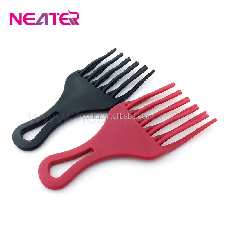 Custom make plastic pick up afro beauty hair comb wholesale Salon afro ...