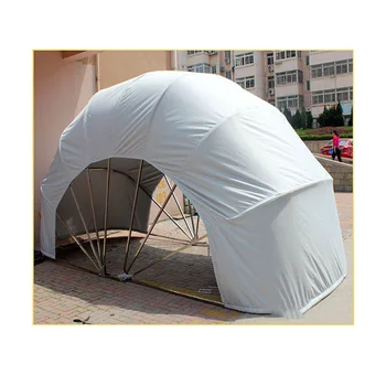 Garage Rain Cover Protect Steel Frame Retractable Folding Garage Car ...