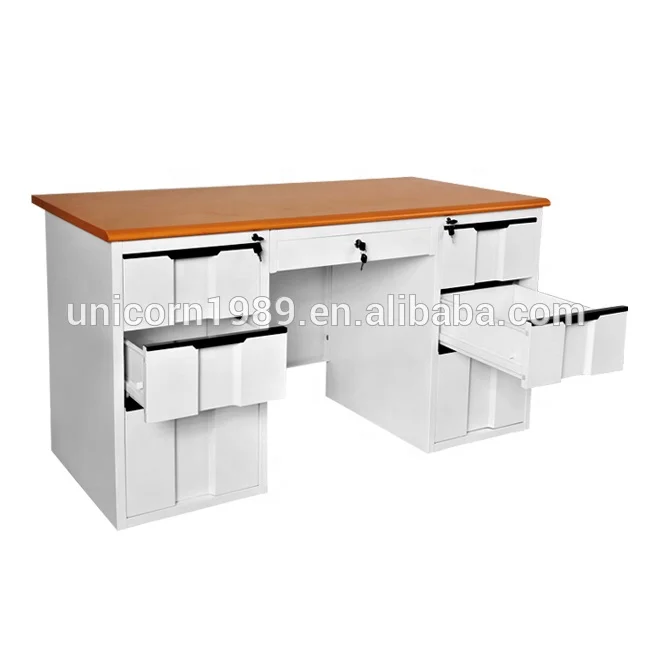 Modern commercial steel office computer desk| Alibaba.com
