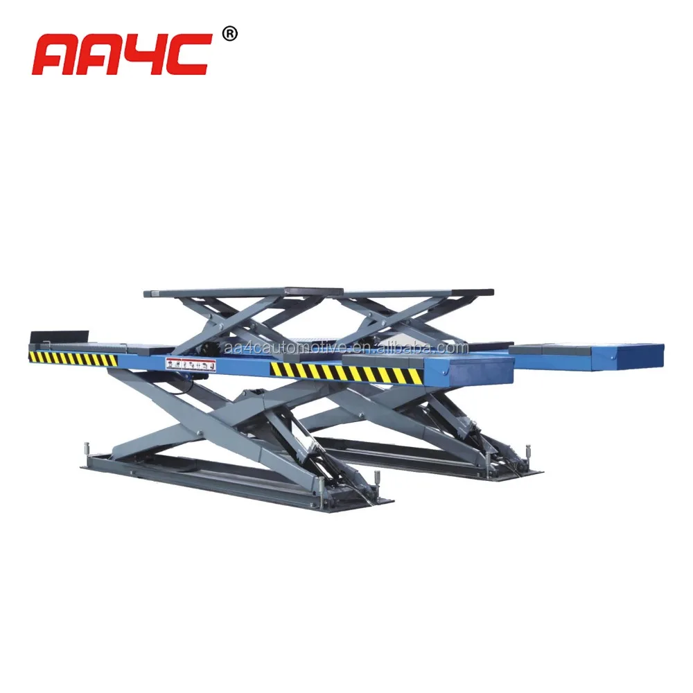 AA4C alignment scissor car lift inground scissor lift vehicle ramp 5.0T ...