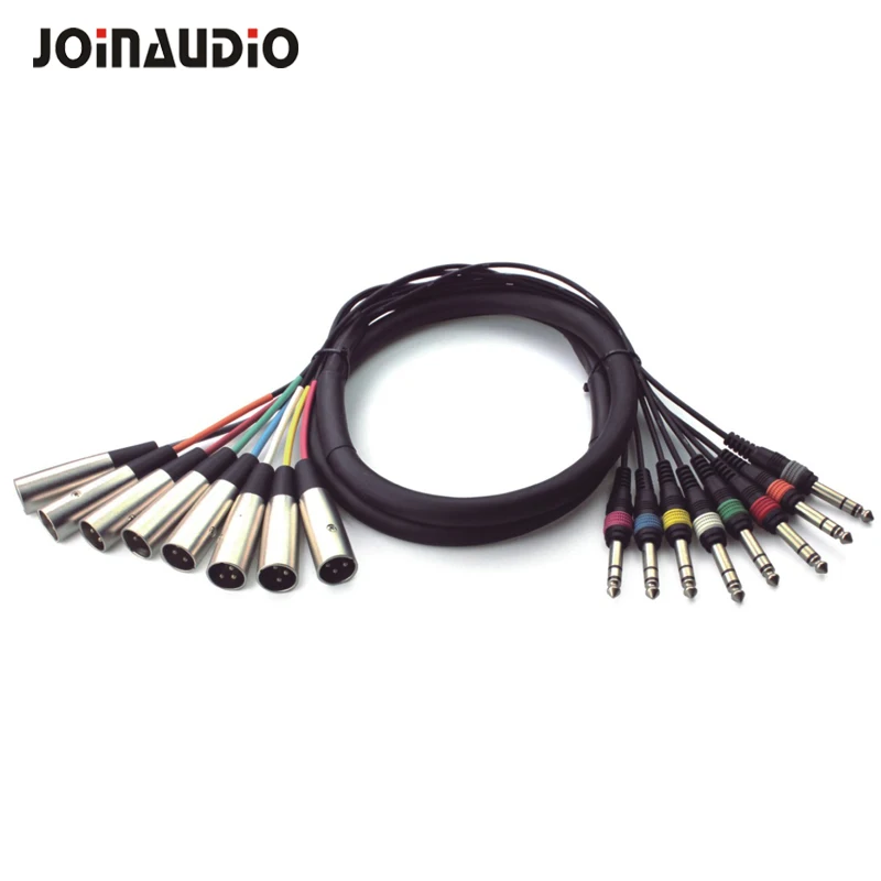 8-channel Xlr Male-inch Tsr Male Snake Cable (jfa10) - Buy Multicore ...