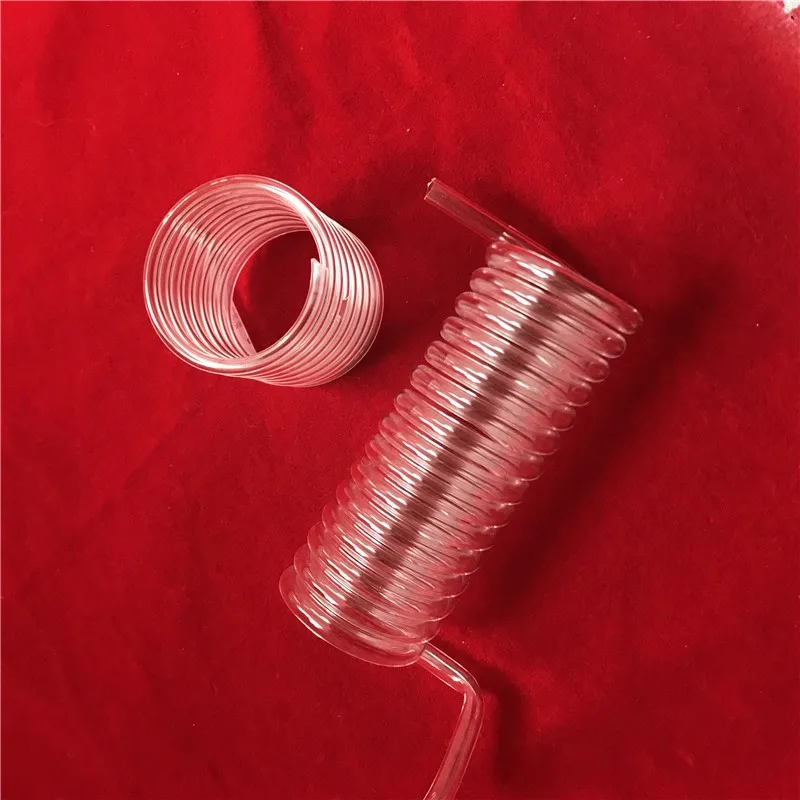 6 Coil Clear Helical Glass Tube - High Temperature & Quality