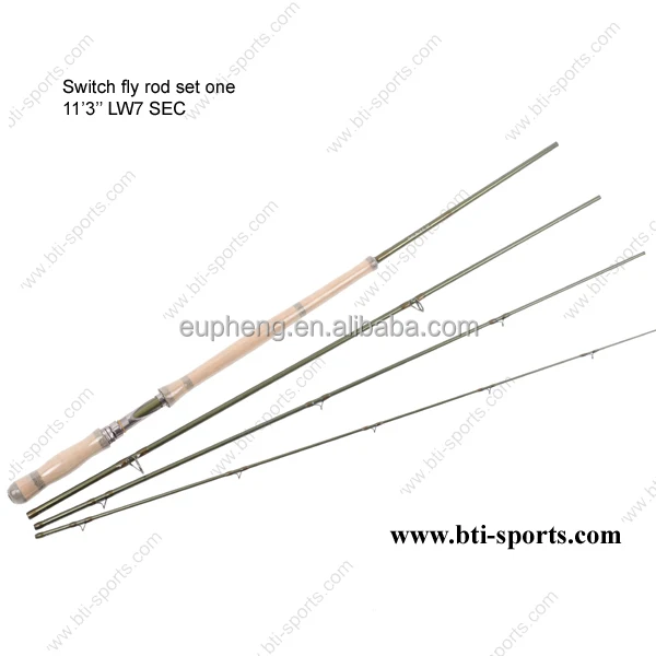 Wholesale Switch Rod With Carbon Blank Double Handle Fly Rod By ...
