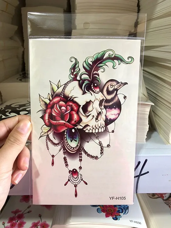 Tqb 121-160 New Design Large Size Full Arm Temporary Permanent Tattoo ...