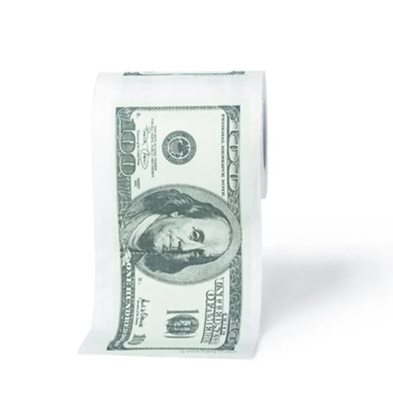 Money Printed Toilet Paper