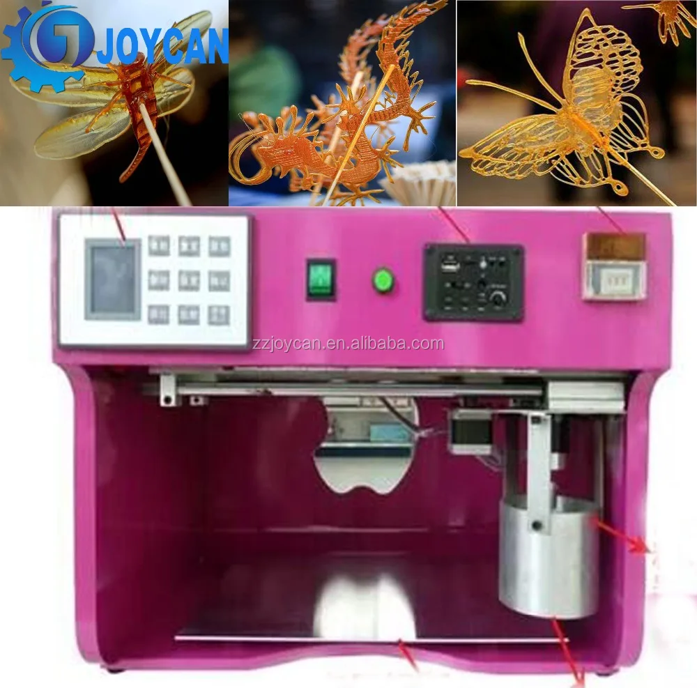 Food Sugar Art Painting Machine Smart Sugar Painting Making Machine ...