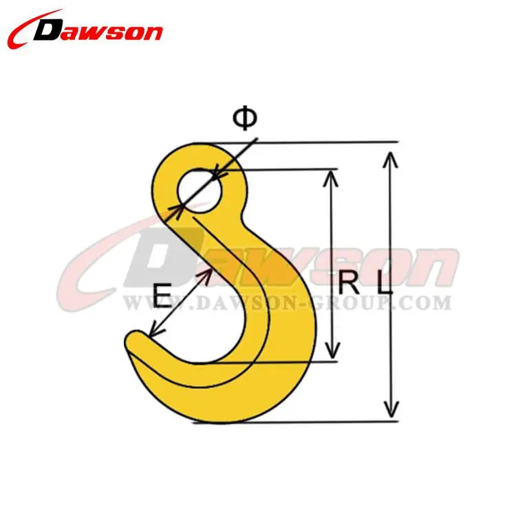 Ds103 G80 Wll 1t Alloy Lashing Hook - Buy Alloy Lashing Hook Product on ...