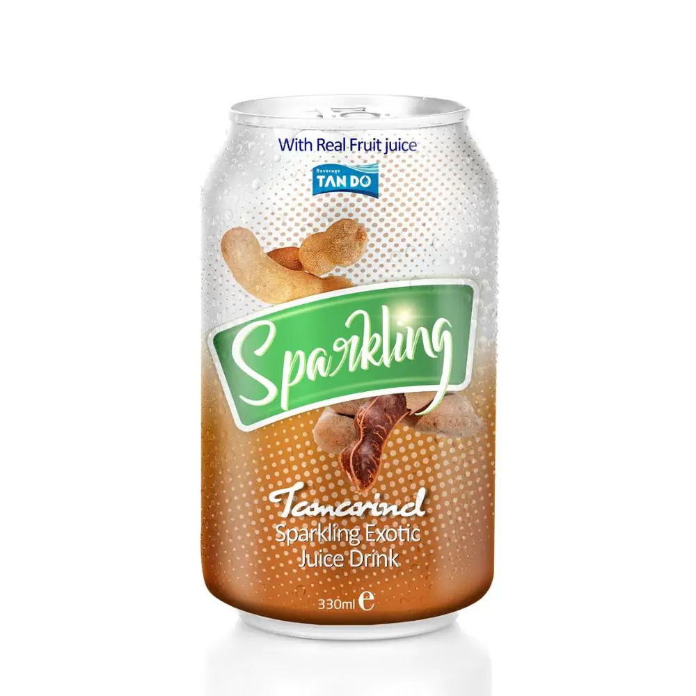 Sparkling Drink Carbonated Soft Drink Tamarind Flavor From HACCP Canned ...