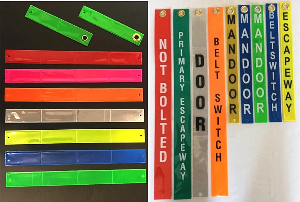 W060a Class 1w Pvc Mine Hanging Streamers And Tags Reflective ...