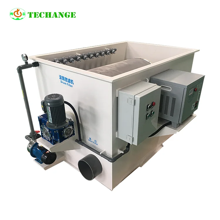 Vacuum Rotary Drum Filter - Efficient Bio Fish Farm Solution