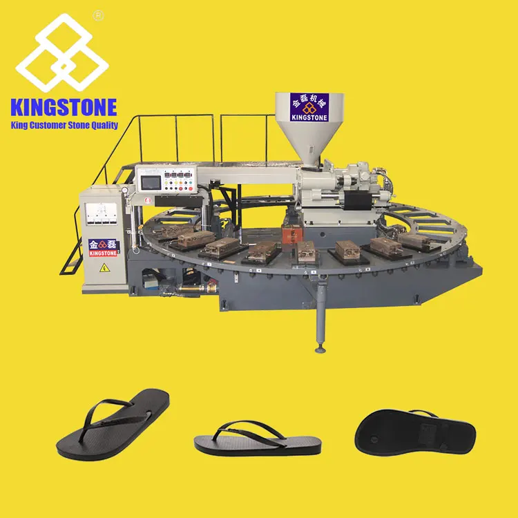 Rotary Pvc Plastic Slipper Sandal Flip Flop Injection Molding Machine ...