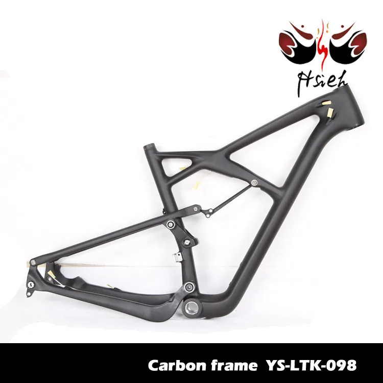 Rear Shock Absorber Suspension Mtb Frame With Carbon Fiber Material ...