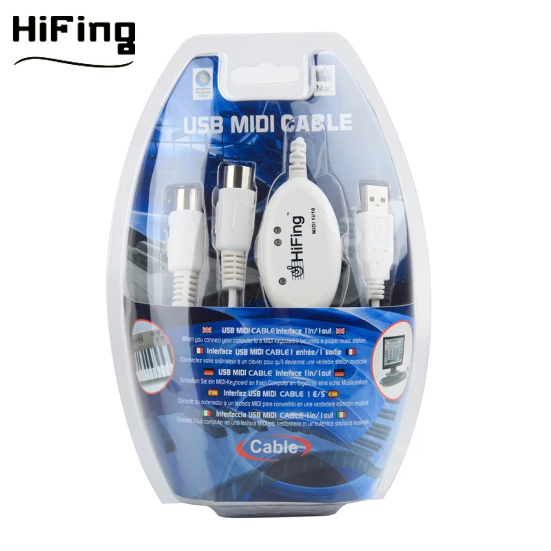 Midi Plug Audio Cable For Keyboard Piano - Buy Midi Plug,Midi Audio ...