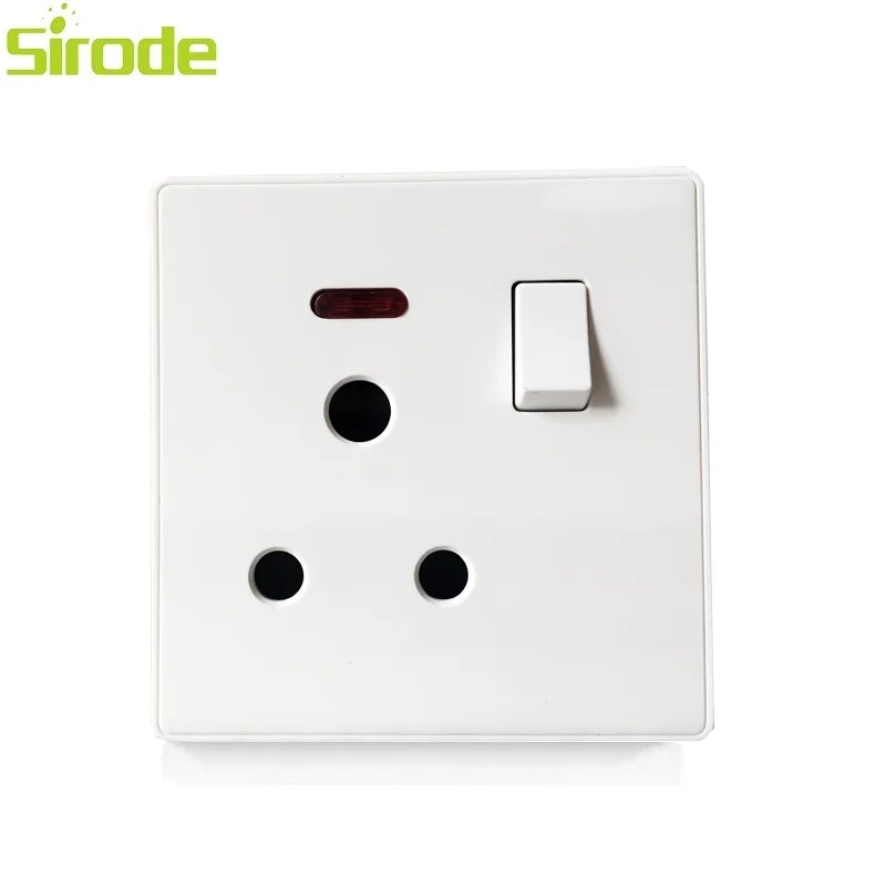 Sirode V1 Series British Standard Modern 250v White Color 13a Electric ...